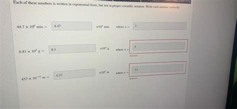 Solved Each Of These Numbers Is Written In Exponential Form Chegg