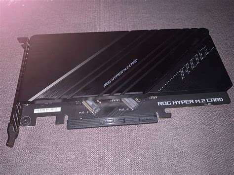 Rog Hyper M 2 Card Noch Nie Gebraucht Neu Gemäss Beschreibung In