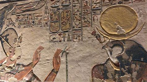 Un Lugar De Sepultura De Las Rameas En El Valle De Las Puertas De Los Reyes Egipto Imagen De