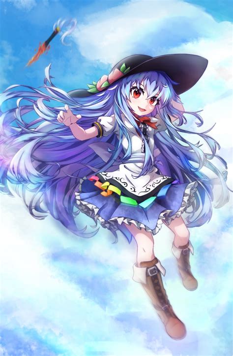 Hinanawi Tenshi Touhou Drawn By Mrturtlehead Danbooru
