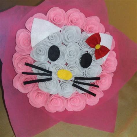 Jual Hello Kitty Felt Bouquet Shopee Indonesia