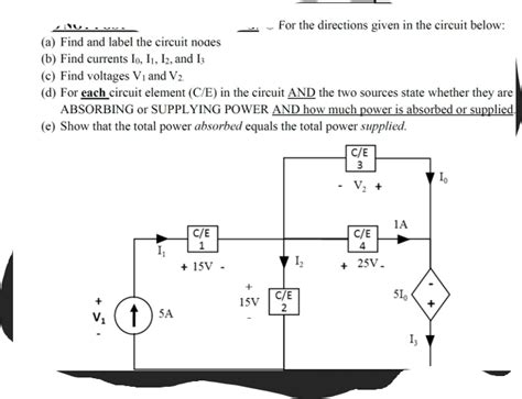 Solved A Find And Label The Circuit Nodes B Determine