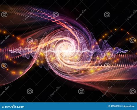 Wave Particle Stock Illustration Illustration Of Nanotechnology 40383323