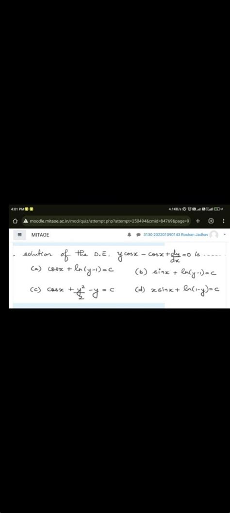 PMD A Moodle Mitace Ac In Mod Quiz Attempt Php Attempt Cmi