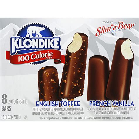 Klondike Ice Cream Bars English Toffee French Vanilla 8 Ea Ice