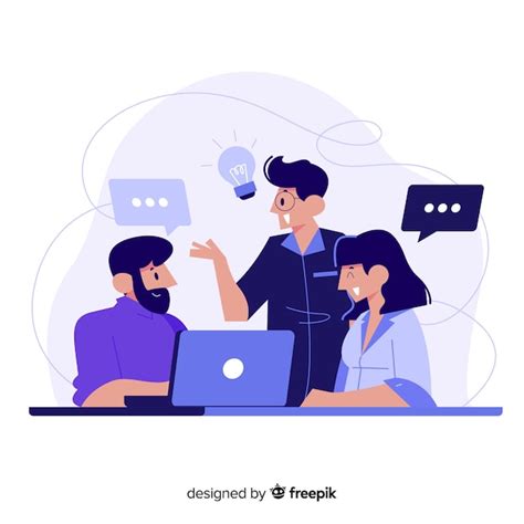 Concept De Brainstorming Pour Landing Page Vecteur Gratuite