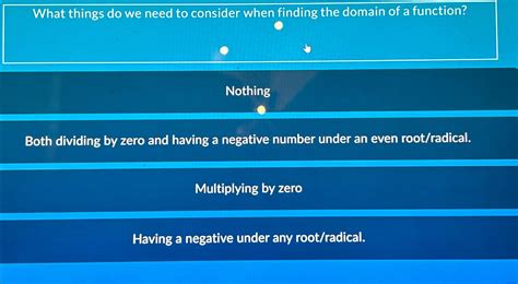 Solved What Things Do We Need To Consider When Finding The