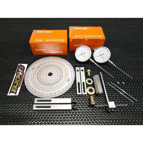 Jual Cam Degree Wheel Dial Indicator Analoge Meter With Holder Set No Sck Camshaft Timing Busur