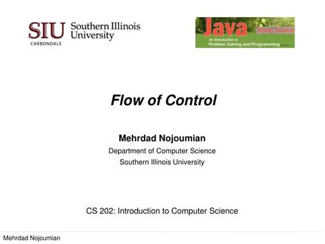PPT Flow Of Control PowerPoint Presentation Free Download ID 2657577