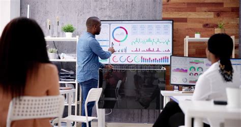 Corporate Training Presentation In Classroom Stock Image Image Of