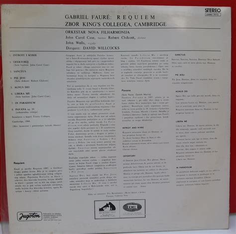 Faure Choir Of King`s Collegedavid Willcocks 32240177