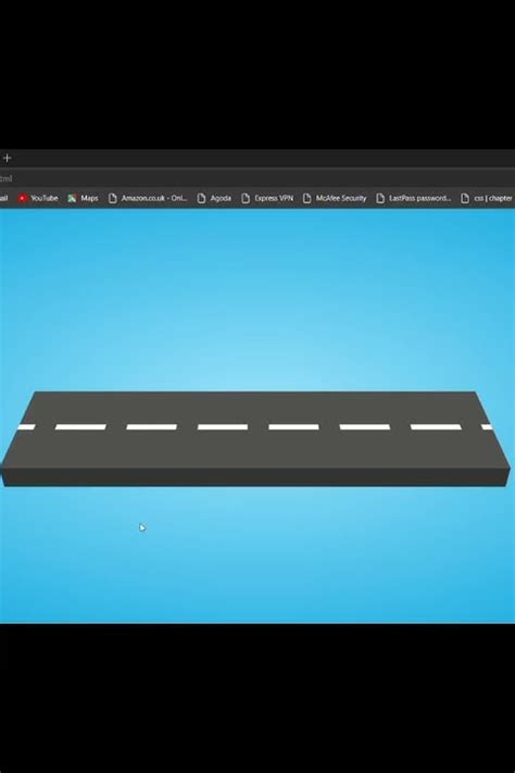 Create A Animation Of Highway 🛣️🛣️ By Using Html And Css Shorts 🛣️🛣️ Youtube