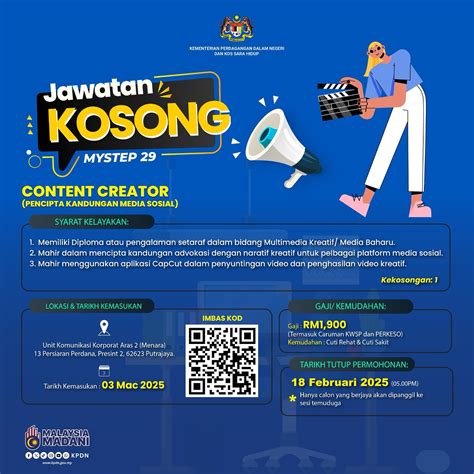 Iklan Jawatan Kementerian Perdagangan Dalam Negeri Dan Kos Sara Hidup Kpdn • Kerja Kosong