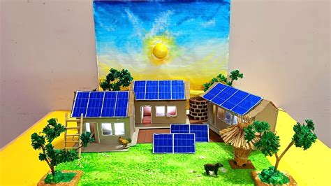 Solar House Working Model Making Eco Friendly House School Project
