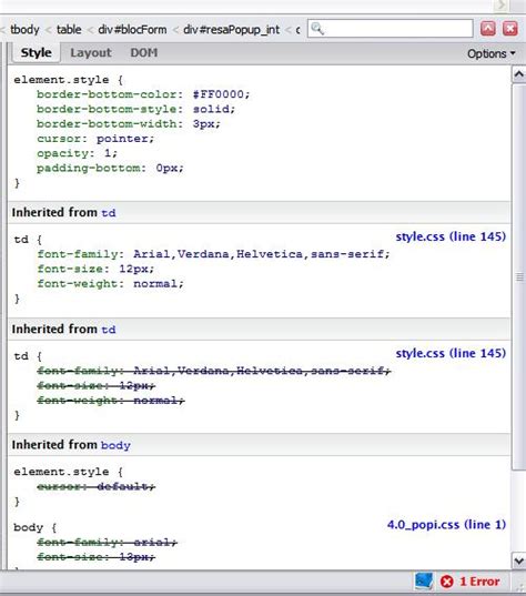 firebug 1 0 optimisation des css brico info le blog de bruno catteau