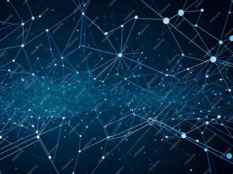 Premium Ai Image Science Information Digital Network Tech Line Background Abstract Lines And