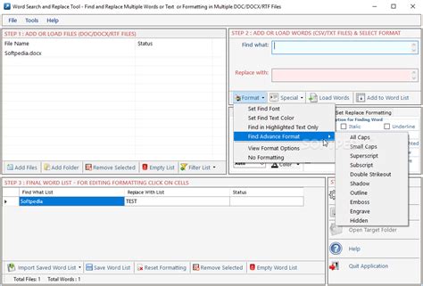 Word Search And Replace Tool Download Free Windows 57765 Softpedia