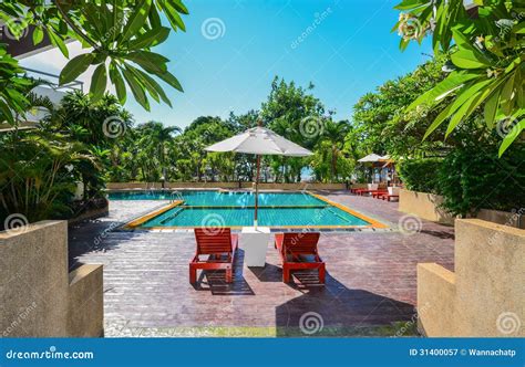 Swimming Pool Nearby Sea Stock Image Image Of Landscape 31400057