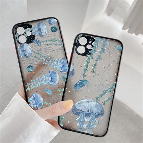 Чехол для телефона с милыми мультяшными медузами для iPhone 7 8 Plus SE ...