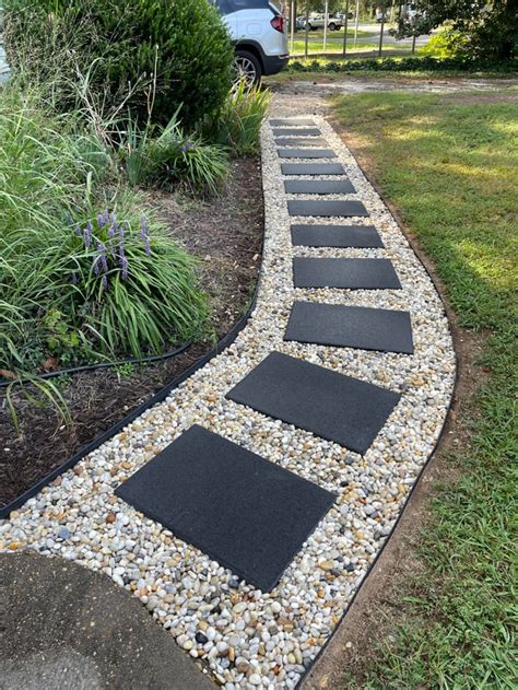 Rock Walkway Natural Stone Walkways From Whimsical To Sleek ~ Gogan