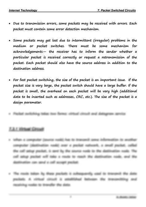SOLUTION Lecture Packet Switching Studypool