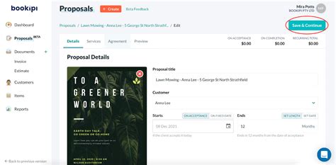 how to save draft business proposals in bookipi proposal maker