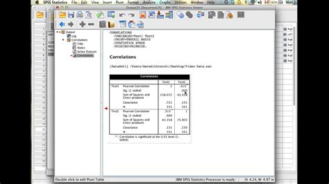 Tutorial Correlation Youtube