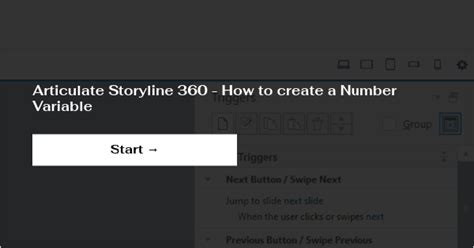 Articulate Storyline 360 How To Create A Number Variable