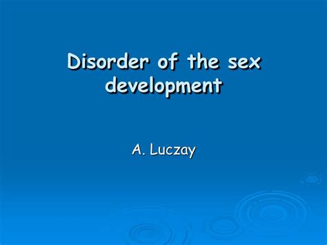 Ppt Disorder Of The Sex Development Powerpoint Presentation Free