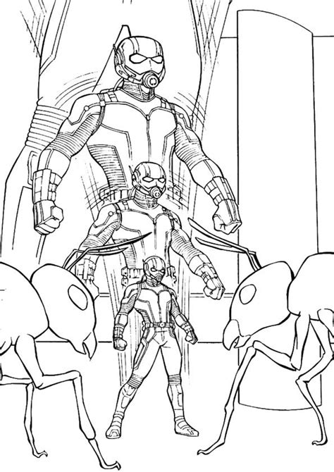 Coloring Pages Ant Man