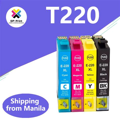 For Epson T220 220xl T220 Ink Cartridge For Workforce Wf 2630 2650 2660