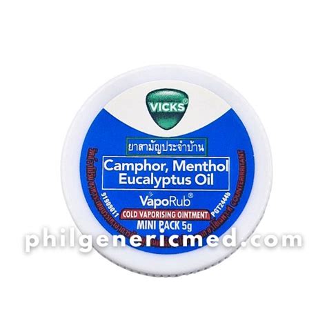 Vicks Vaporub Philippine Generic Medicines