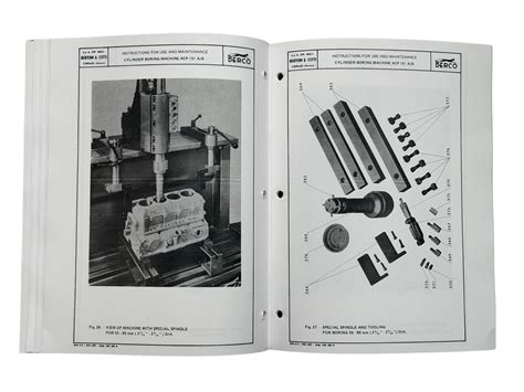Berco Model Acp 151 A B Boring Bar Manual