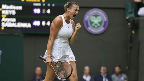 Aryna Sabalenka Defeats Madison Keys In Straight Sets To Reach Wimbledon Semifinals Cnn