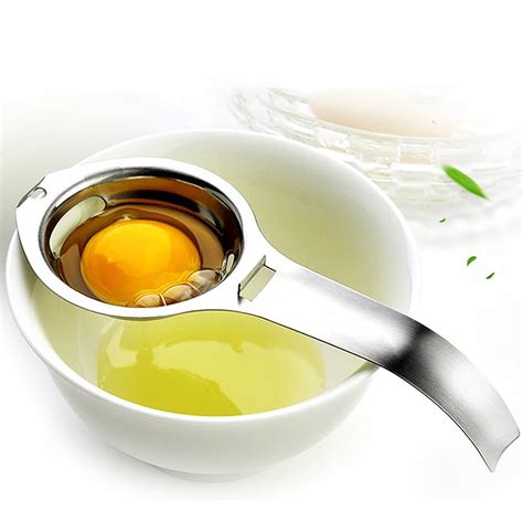 Egg Yolk White Separator Stainless Steel Egg Separator Kitchen Baker