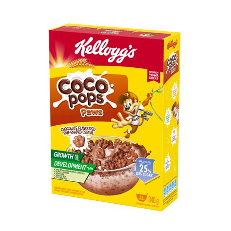 Coco Pops Chocolate Flavored Multigrain Cereal Kelloggs Za