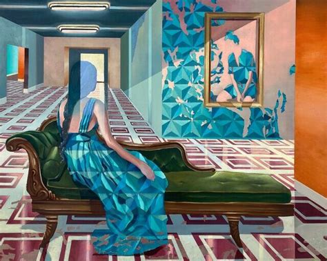 Brice Blanqué La Robe Bleue Vanishing Point 2023 Artsy