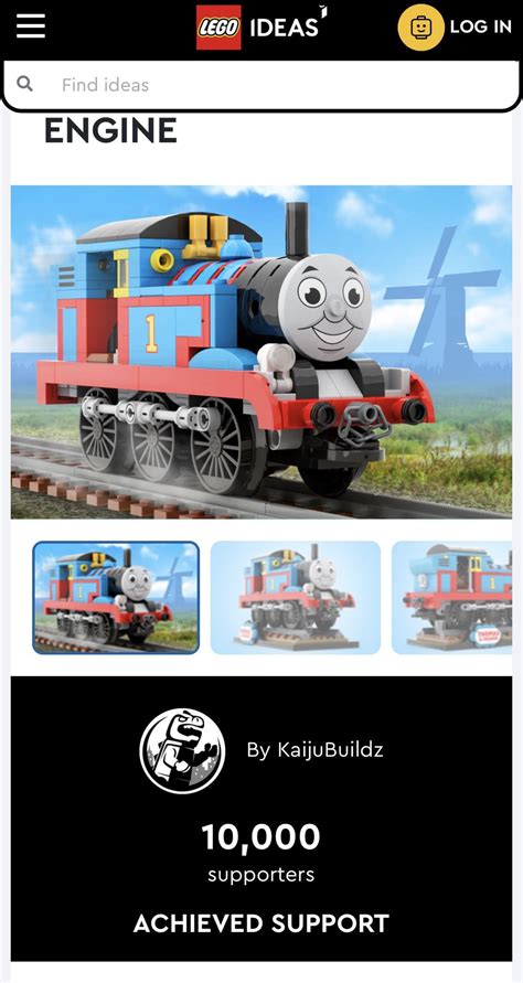 The Lego Thomas Set Got 10k Supporters Rthomasthetankengine