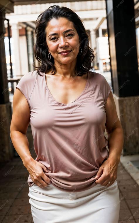 Premium Photo Photo Of Middle Aged Old Woman At House Near Sea Beach