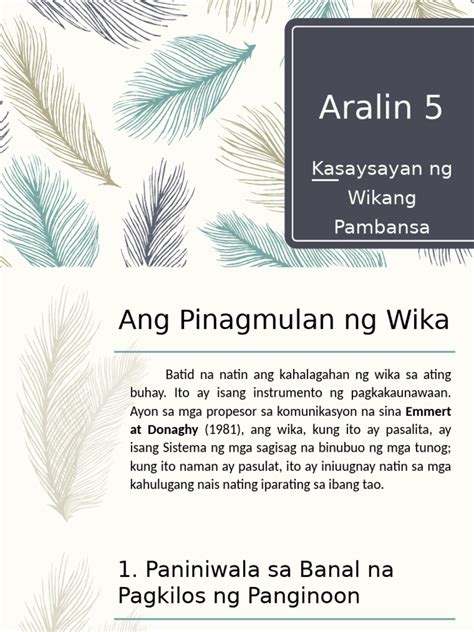 Aralin 5 Pdf