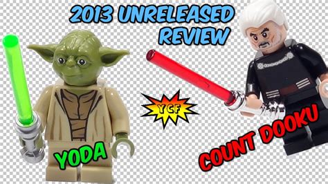 Lego Star Wars Yoda And Count Dooku Minifigure Review 2013 Summer Set