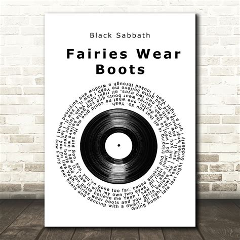 Black Sabbath Fairies Wear Boots