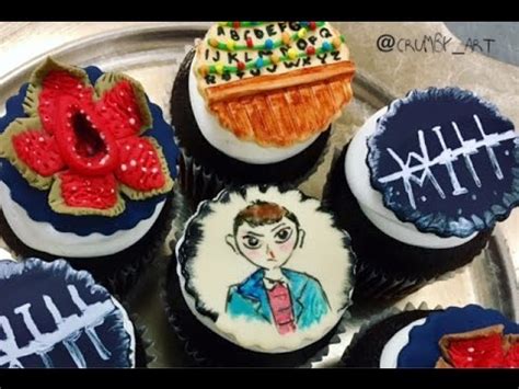 Stranger Things Cupcakes Tutorial Youtube