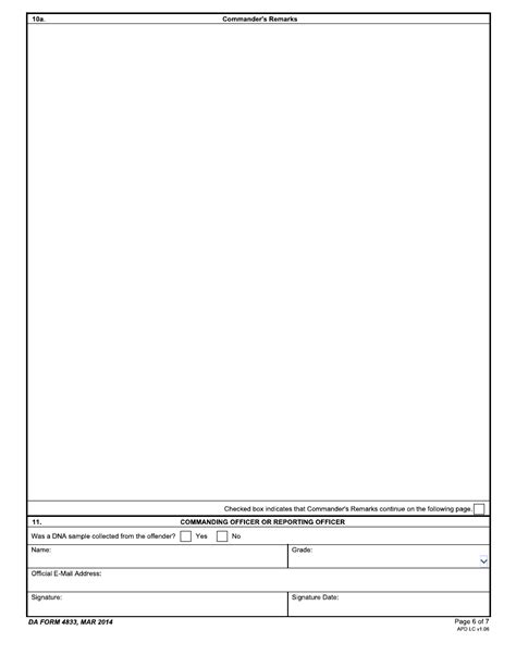 Da Form 4833 Fill Out Sign Online And Download Fillable Pdf