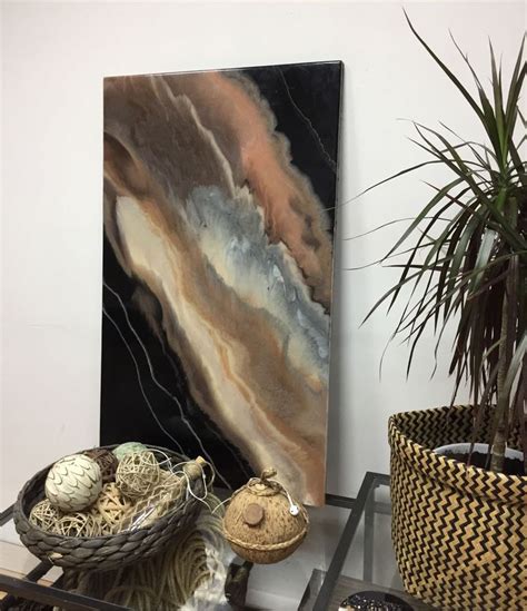 Интерьерная картина «Черная река из эпоксидной смолы абстракция в интернет магазине Ярмарка