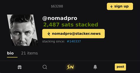 Nomadpro Stacker News