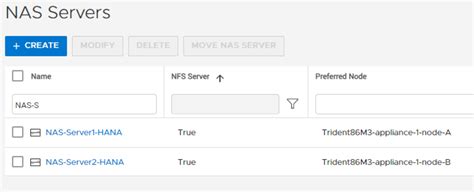Host Connection And Setup Using Nas Nfs Dell Validated Design For Sap