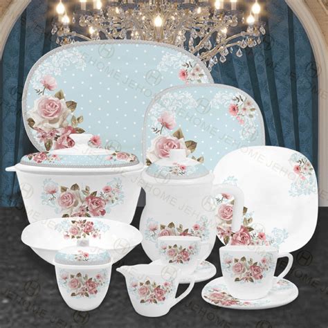 Classic Custom Opal Glass Dinner Bowl Plate Dish Set Opal Glassware