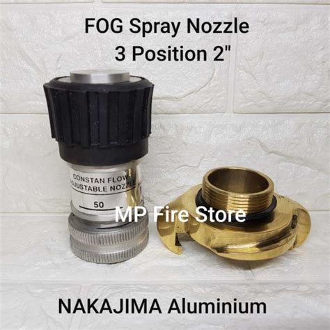 Promo Fire Fog Nozzle Nakajima 2 In Jet Spray Variable 3 Position