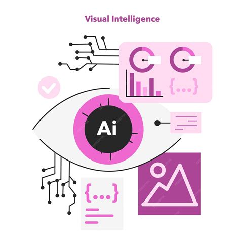 Premium Vector Visual Intelligence Ai Selflearning Computing System